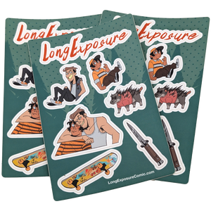 Long Exposure Sticker Sheet